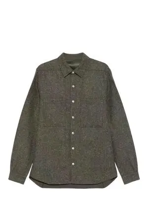 Rick Owens Button-fastening Patch-pocket Shirt - Grey