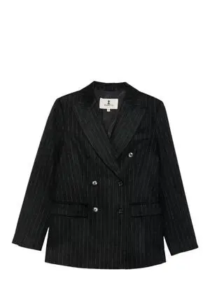 Barena Venezia Pinstripe Double-breasted Blazer - Grey