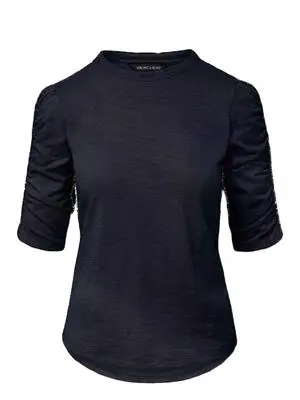 Veronica Beard Puff-sleeve T-shirt - Blue