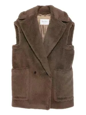 Max Mara Bormida Double-breasted Gilet - Brown