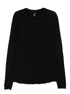 THOM KROM Layered Long-sleeve Sweater - Black