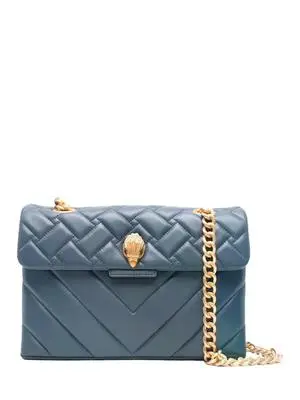 Kurt Geiger Chevron-quilted Shoulder Bag - Blue
