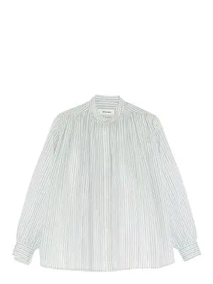YVES SALOMON Striped Shirt