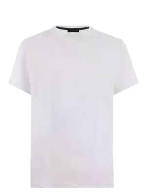 FAY Embroidered-logo Crew-neck T-shirt - White