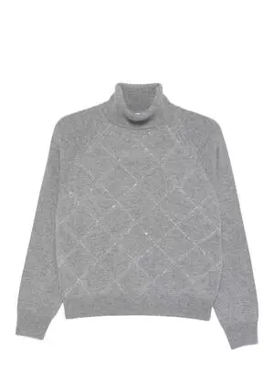 Peserico Turtleneck Sweater - Grey