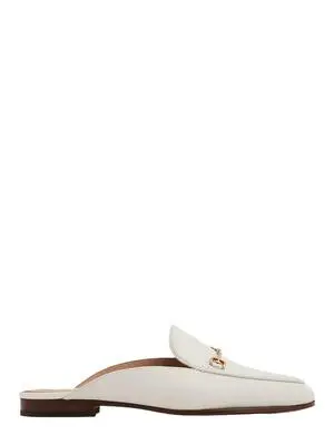 Sam Edelman Linnie Bit Flat Mules - White