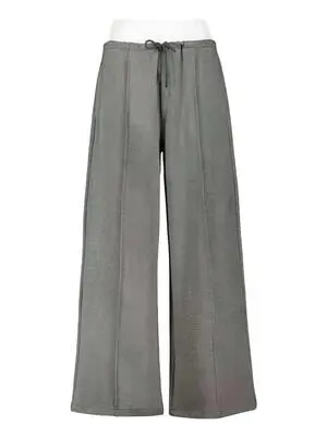 ELEH Wide-leg Panelled Trousers - Grey