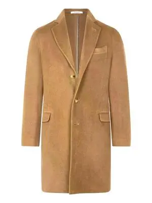 BOGLIOLI Boglioli Three-Button Brushed Cashmere Coat