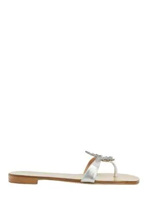 GIUSEPPE ZANOTTI Eligia Star-embellished Sandals - Silver