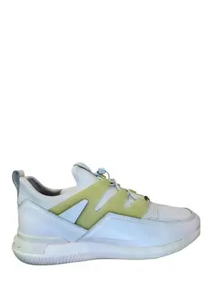 TOD'S Leather Panel Sneakers - White
