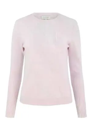 KINROSS CASHMERE Ribbed-Cuff Cashmere Sweater