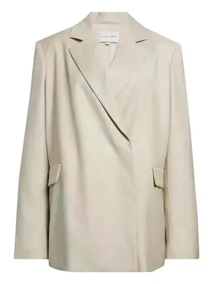 Loulou De Saison Notched-lapel Blazer - Neutrals