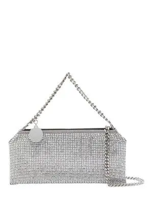 Stella McCartney Falabella Crystal Cross-body Bag - Silver