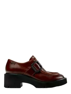 CAMPER Milah Buckle-Strap Platform Loafers