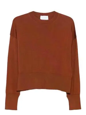 DANIELE FIESOLI Round-neck Wool Sweater - Brown