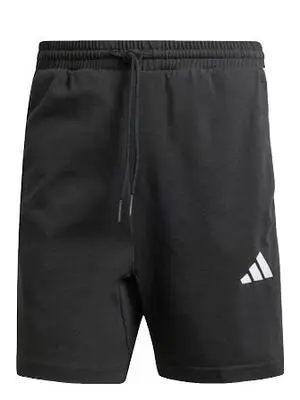 Adidas Essentials 3-stripes Single Jersey 7-inch Shorts - Black White