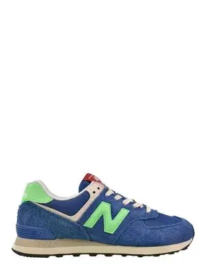 NEW BALANCE 574 Suede Sneakers - Blue
