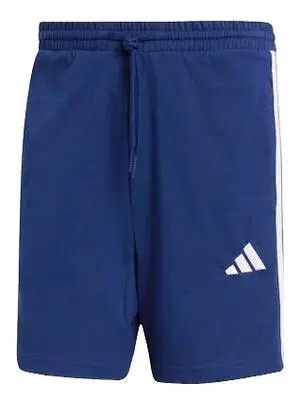 Adidas Essentials 3-stripes Single Jersey 7-inch Shorts - Dark Blue White
