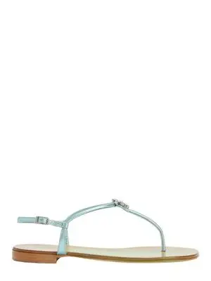 GIUSEPPE ZANOTTI Geltrude Crystal-embellished Sandals - Blue