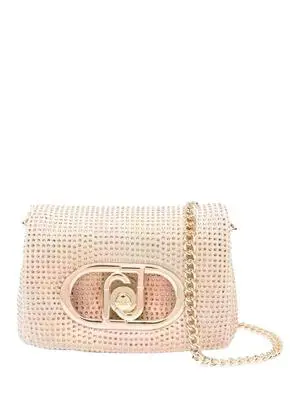 Liu Jo Crystal-embellished Cross-body Bag - Neutrals