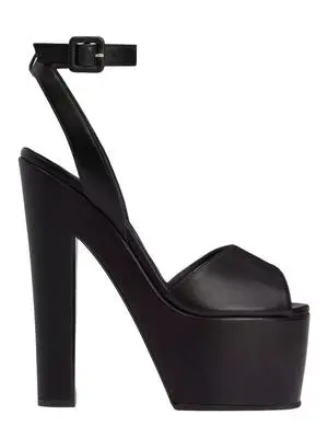 GIUSEPPE ZANOTTI Tarifa Platform Ankle-strap Sandals - Black