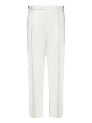 FRANZESE COLLECTION Hand-Sewn Wool Trousers