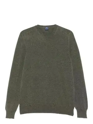 Fedeli Round-neck Sweater - Green