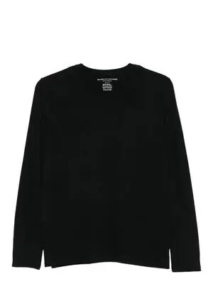 Majestic Filatures Long-sleeve Round-neck T-shirt - Black