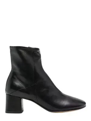 POMME D´OR 60mm Leather Ankle Boots - Black