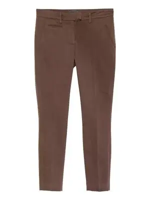 DONDUP Pocket-detail Trousers - Brown