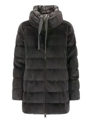 Herno Quilted Coat Brown