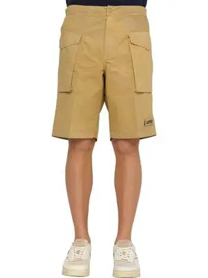 Aspesi Lou Bis Cargo Shorts - Neutrals