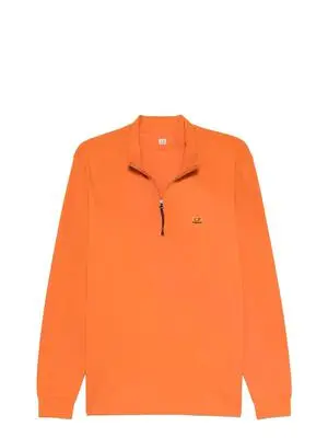 C.P. COMPANY Half-zip Sweatshirt - Orange