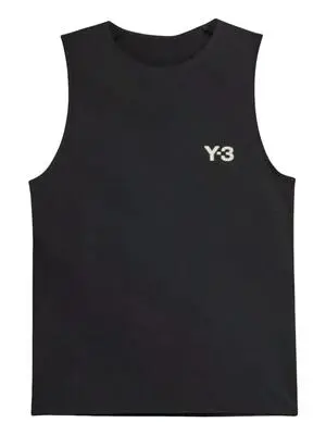 Y3 Cut-out Back Tank Top - Black
