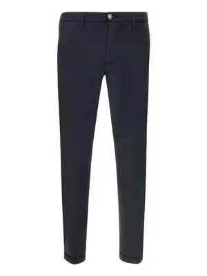 RE-HASH Cuffed Straight-leg Trousers - Blue