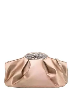 GIUSEPPE ZANOTTI Crystal-embellished Clutch - Pink