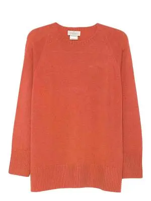 Bruno Manetti Raglan-sleeve Cashmere Sweater - Orange