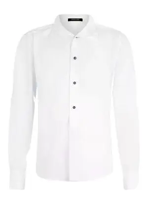Roberto Cavalli Pleated-front Button Shirt - White