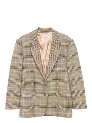 FORTE DEI MARMI COUTURE Houndstooth-check Blazer - Neutrals