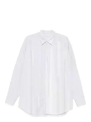 THE ROW Miller Striped Long-sleeve Shirt - White