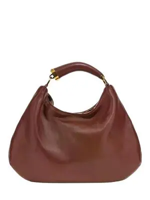 Roberto Cavalli Leather Top-handle Shoulder Bag - Brown