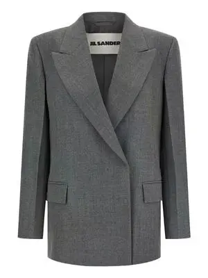 JIL SANDER Flap-pocket Blazer - Grey