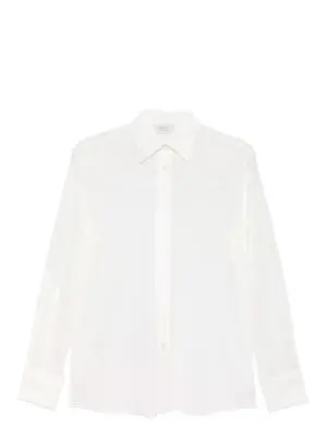 MAZZARELLI Long-sleeve Button-up Shirt - White