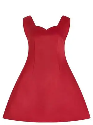 Rosie Assoulin Sweetheart-neck Mini Dress - Red