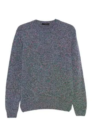 ZANONE Wool Crew-neck Sweater - Blue