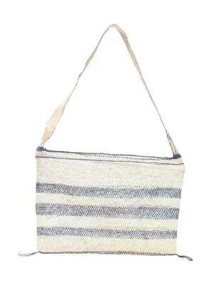 SLO_HAND_MADE Striped Tote Bag