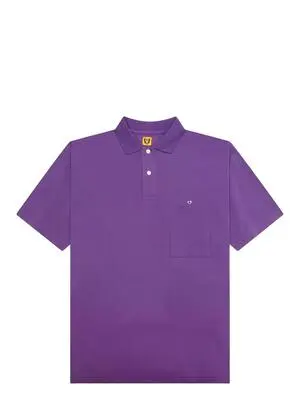 HUMAN MADE Patch-pocket Polo Shirt - Purple