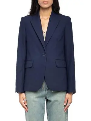 Zadig&Voltaire Vavy Blazer - Blueberry