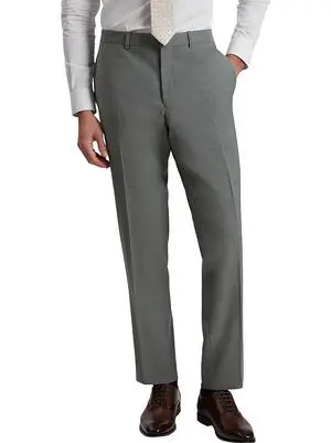 Ted Baker London Classic Wool Modern Fit Suit Pants - Dark Green