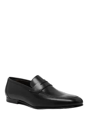 To Boot New York Aldrin Leather Penny Loafers - Black